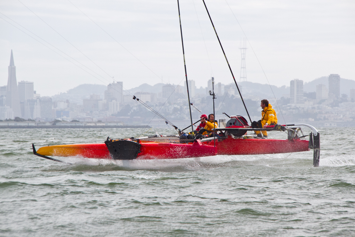 Kitefoiler kite test – Apr 14 | Kiteboat Project