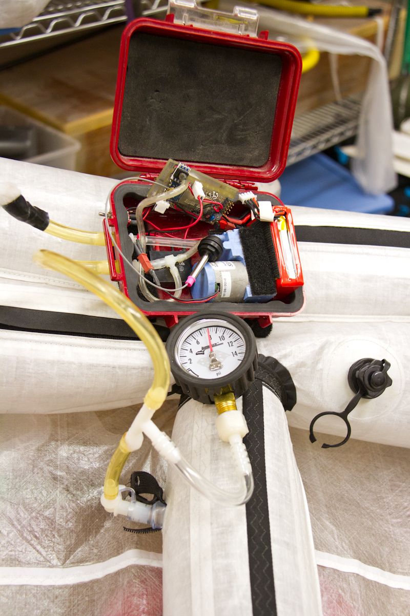 Kite Inflation Maintenance System | Kiteboat Project